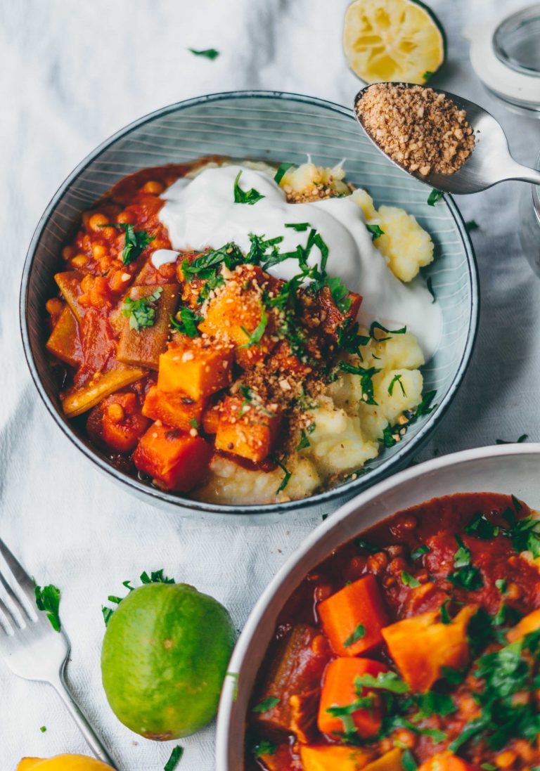 Vegetable Ragout with mashed celery and potatoes. - Klara`s Life