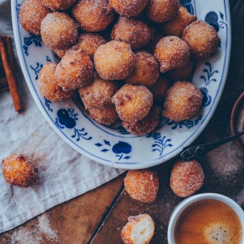 Quark Ball Donuts | tiny and sweet snacks - Klara`s Life