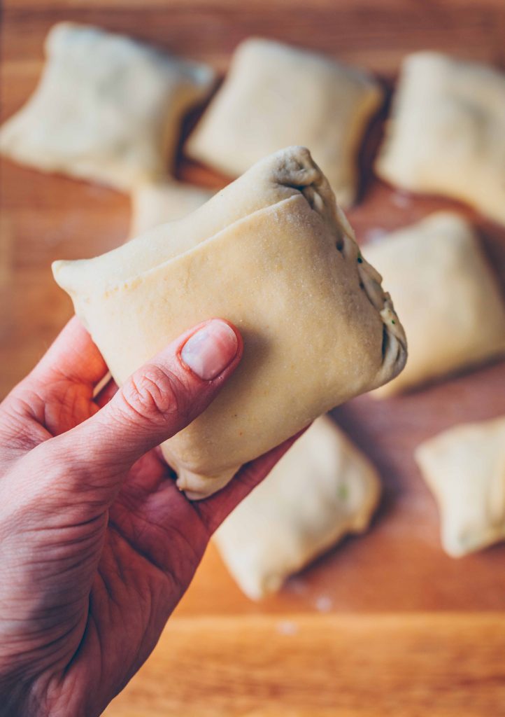Spinach Potato Pockets | Vegan Maultaschen - Klara`s Life