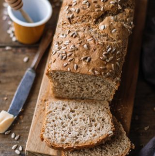 Sunflower seed bread recipe | easy whole grain bread - Klara`s Life