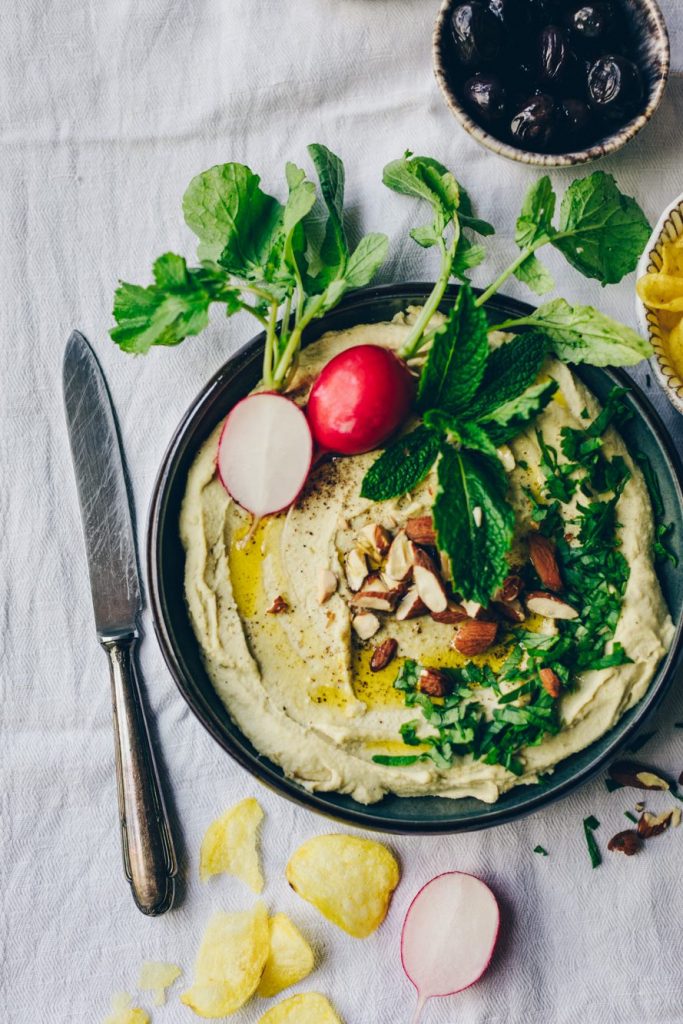 Split pea hummus | easy and delicious side dishes - Klara`s Life